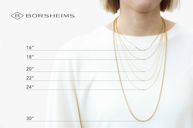 Necklace Length Chart: Choosing Between Necklace Sizes — Borsheims