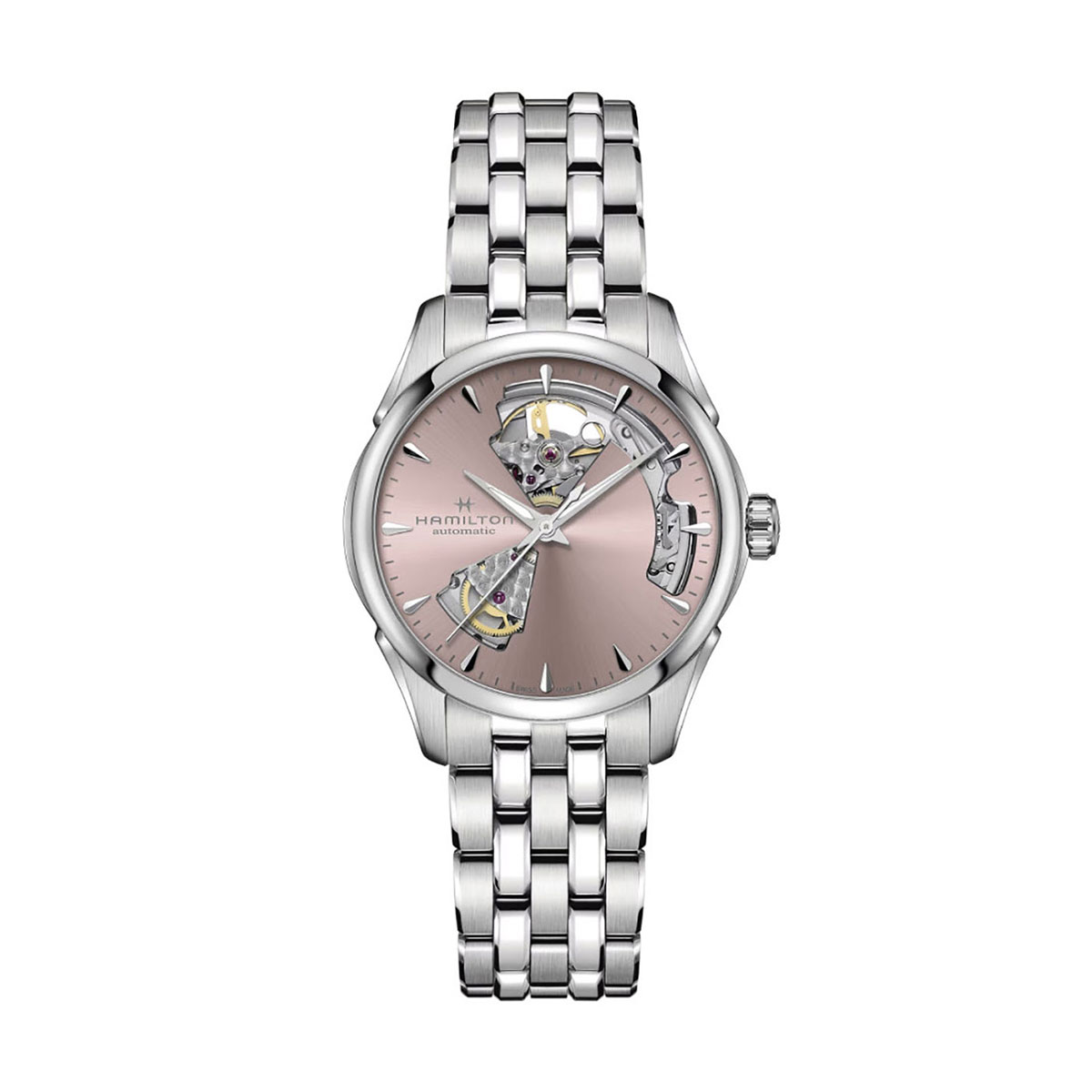 Hamilton Jazzmaster Open Heart Automatic 36mm Women's Watch, Pink Dial ...