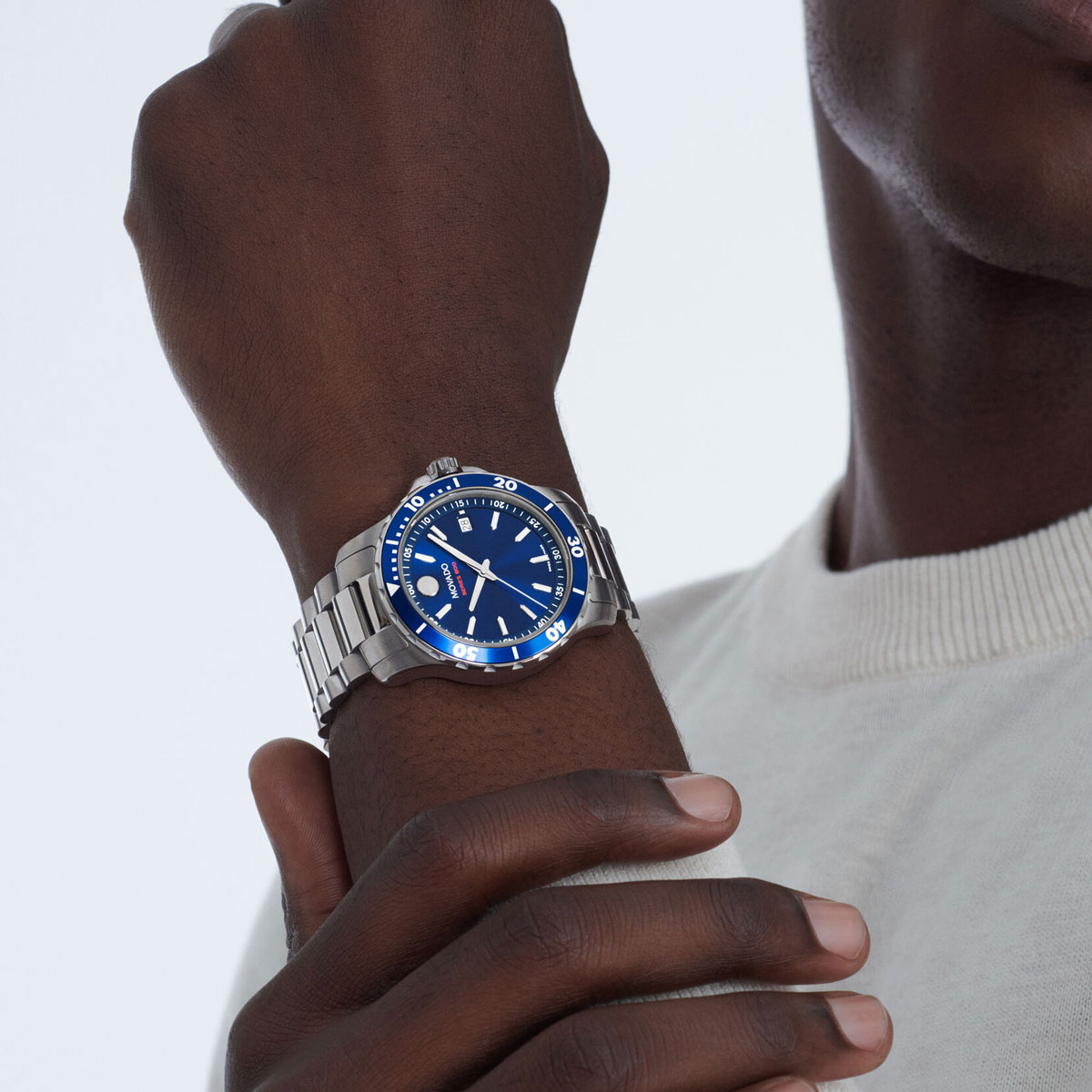 Movado Series 800 40mm Watch, Blue Dial | 2600159 | Borsheims