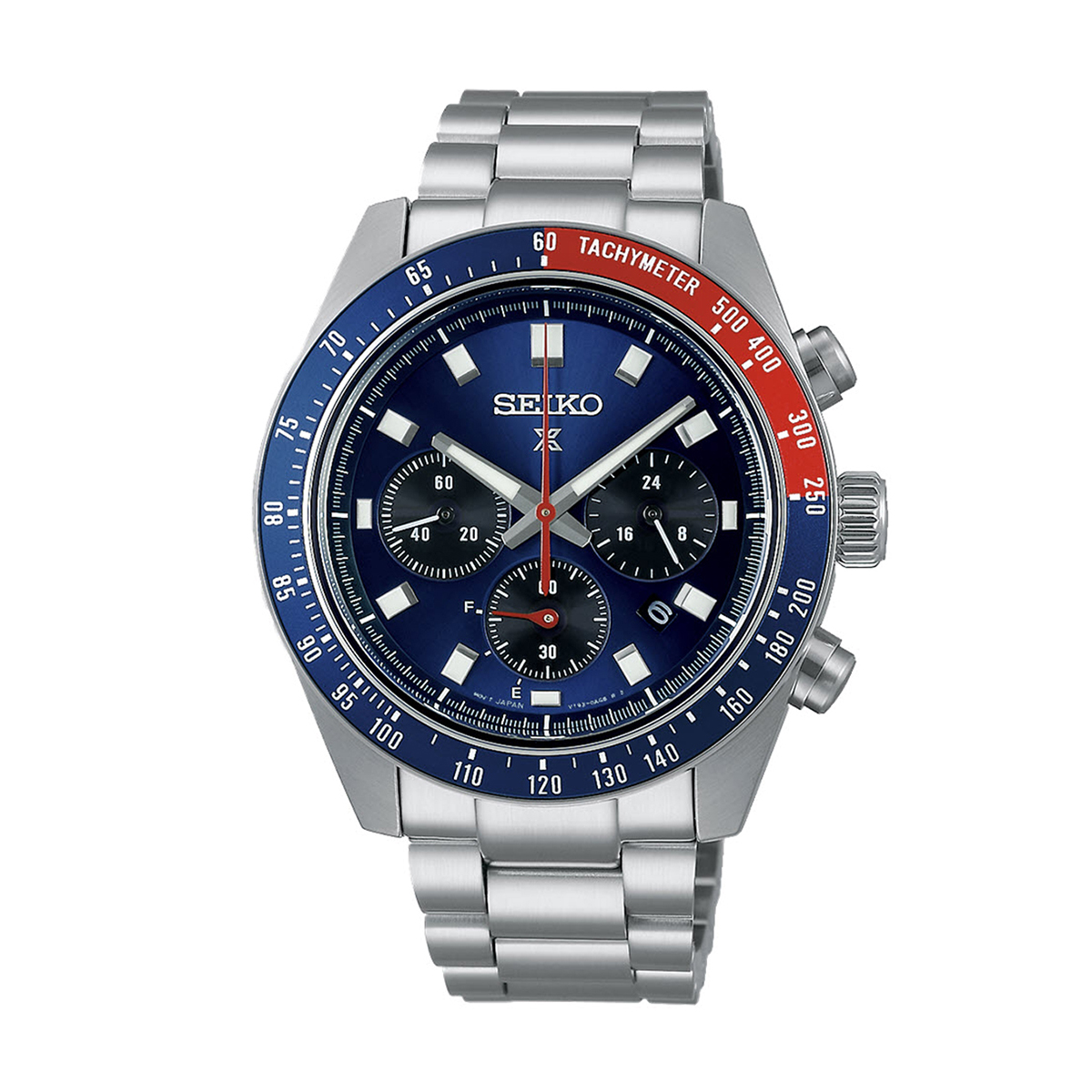 Seiko Prospex Speedtimer Chronograph 41.4mm Watch, Navy Blue and Black Dial | SSC913 | Borsheims