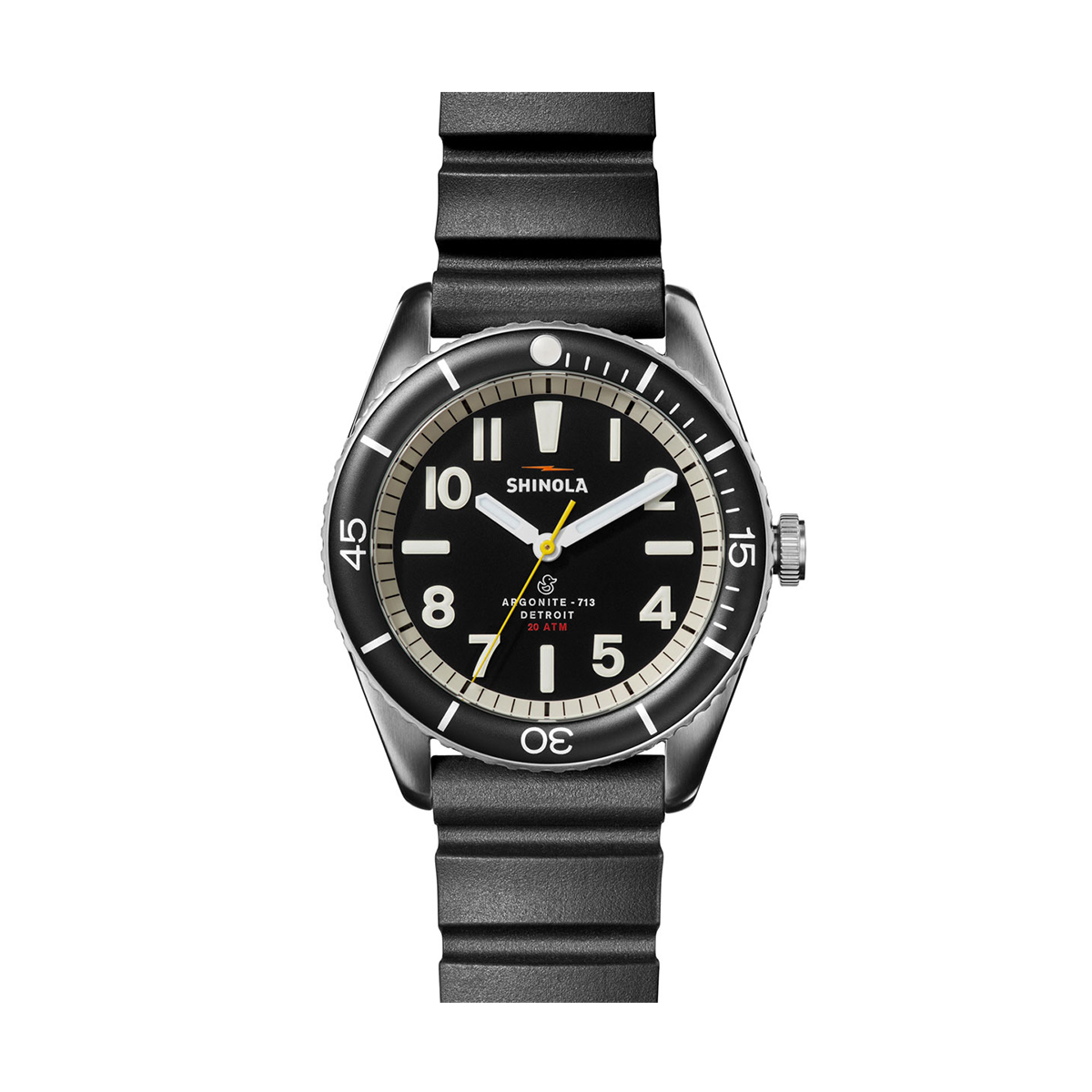 Shinola Duck 42mm Watch, Black and Cream Dial | S0120211229 | Borsheims