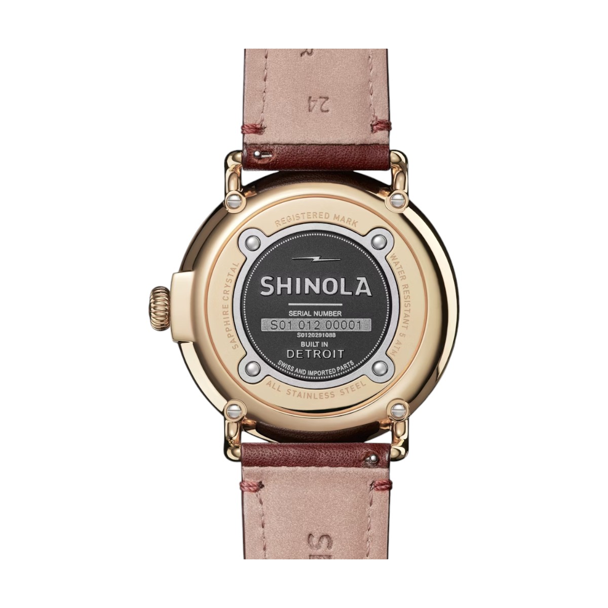 Shinola Runwell 47mm Men's Watch, Red Dial | S0120291088 | Borsheims