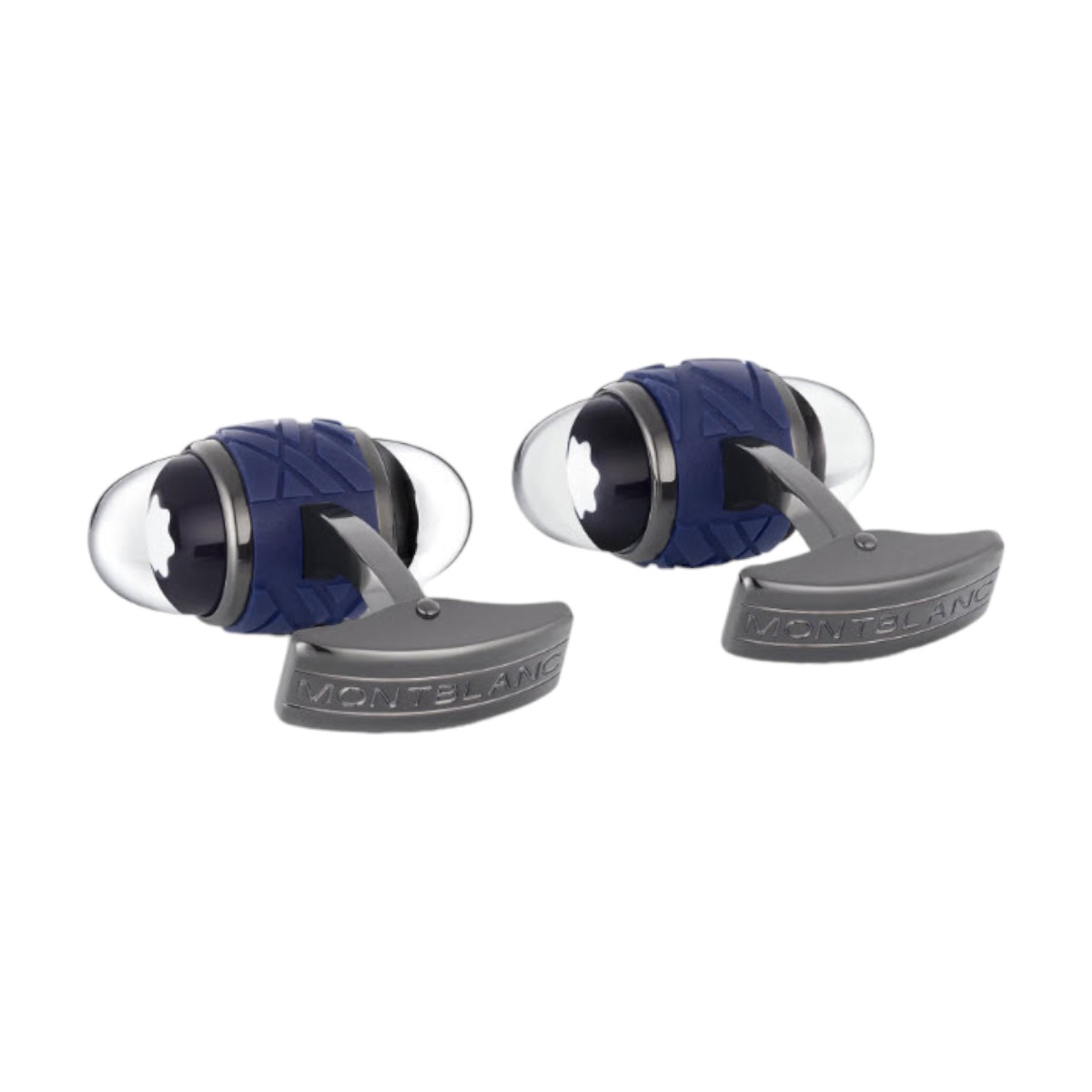 Montblanc Starwalker Cufflinks, Steel and Lacquer | 130267 | Borsheims