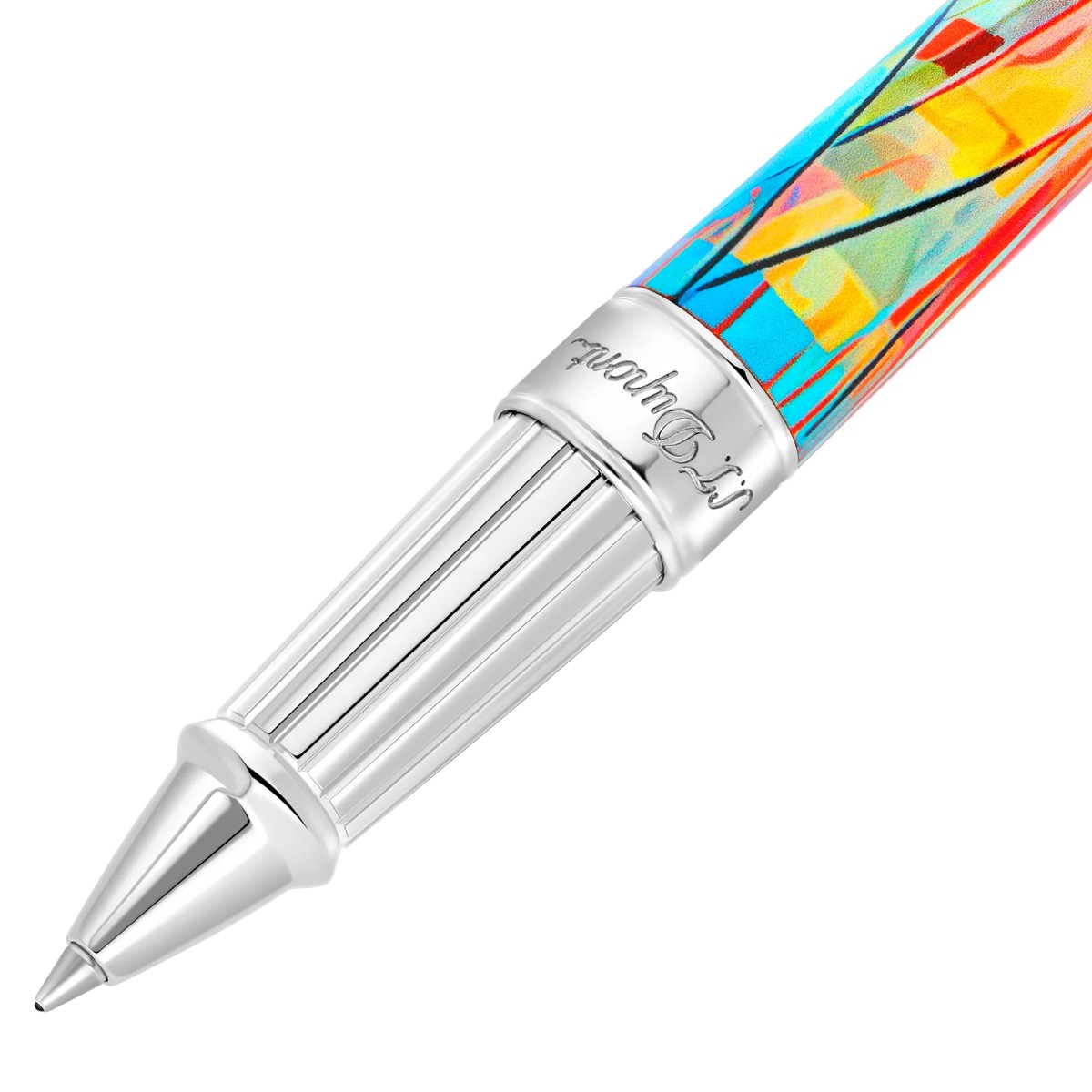 S.T. Dupont Line D Eternity Graff'Ty Rollerball Pen, Multicolored ...