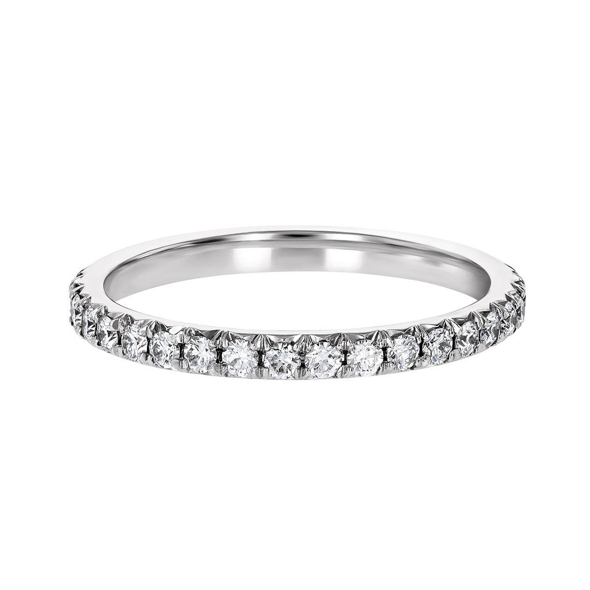 18K White Gold New Aire Eternity Band, 0.50cttw | Borsheims 18K White Gold New Aire Eternity Band, 0.50cttw | Borsheims