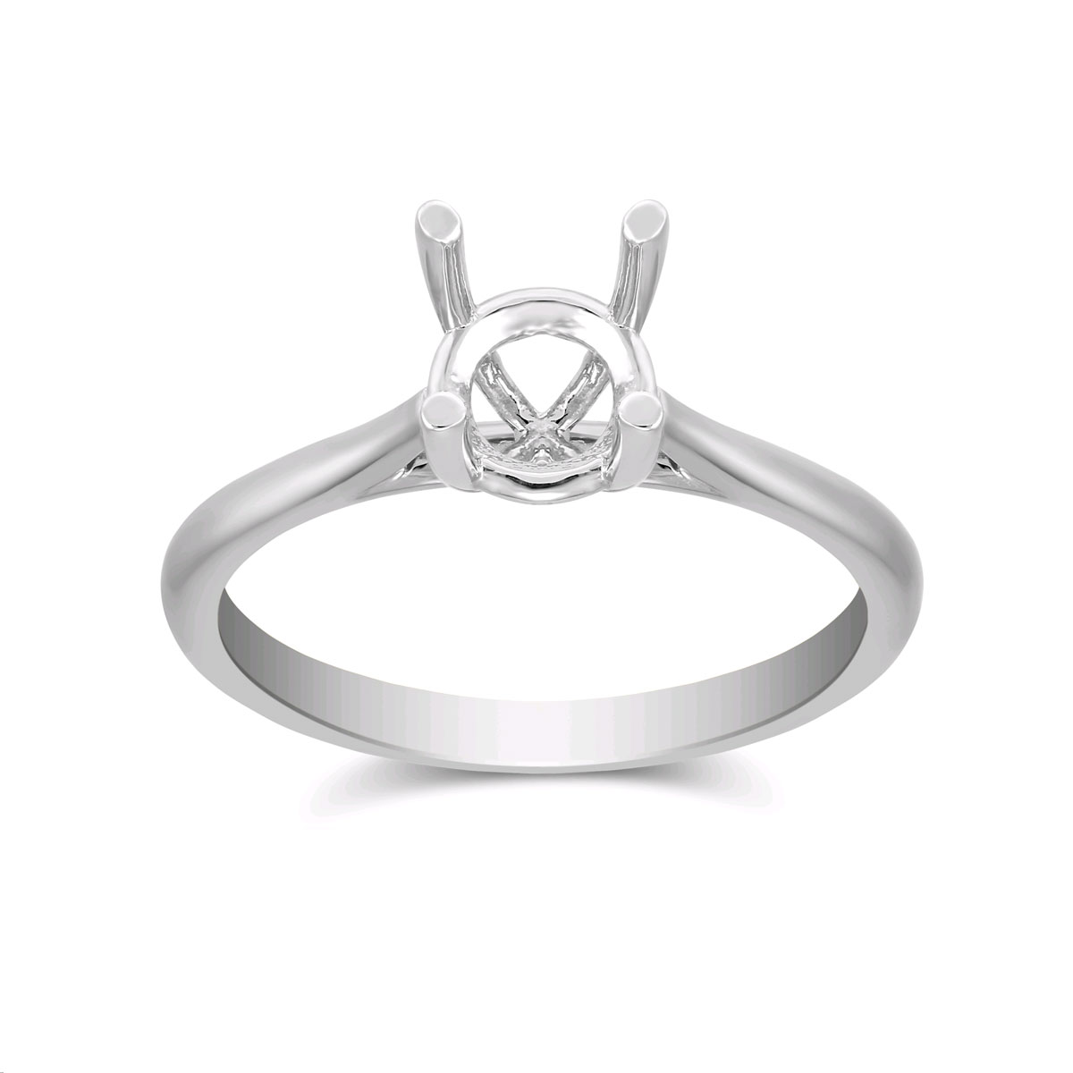 Solitaire Ring Setting in White Gold | Borsheims