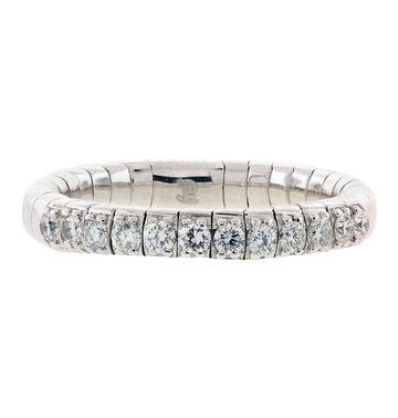 Diamond Flex Ring in White Gold | Borsheims
