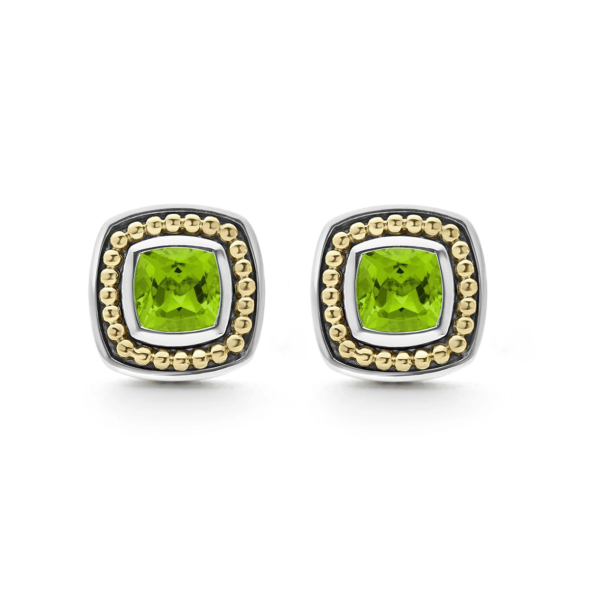 LAGOS Caviar Color Peridot Caviar Stud Earrings | 01-81890-D | Borsheims