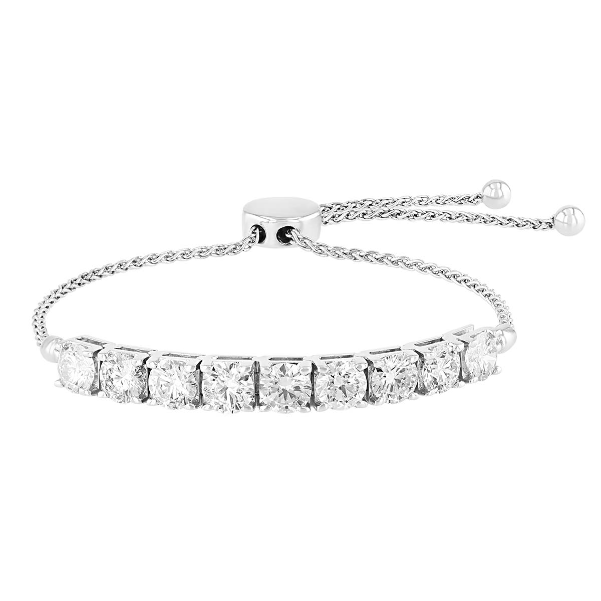 14KWG-RH Bolo Bracelet | Borsheims