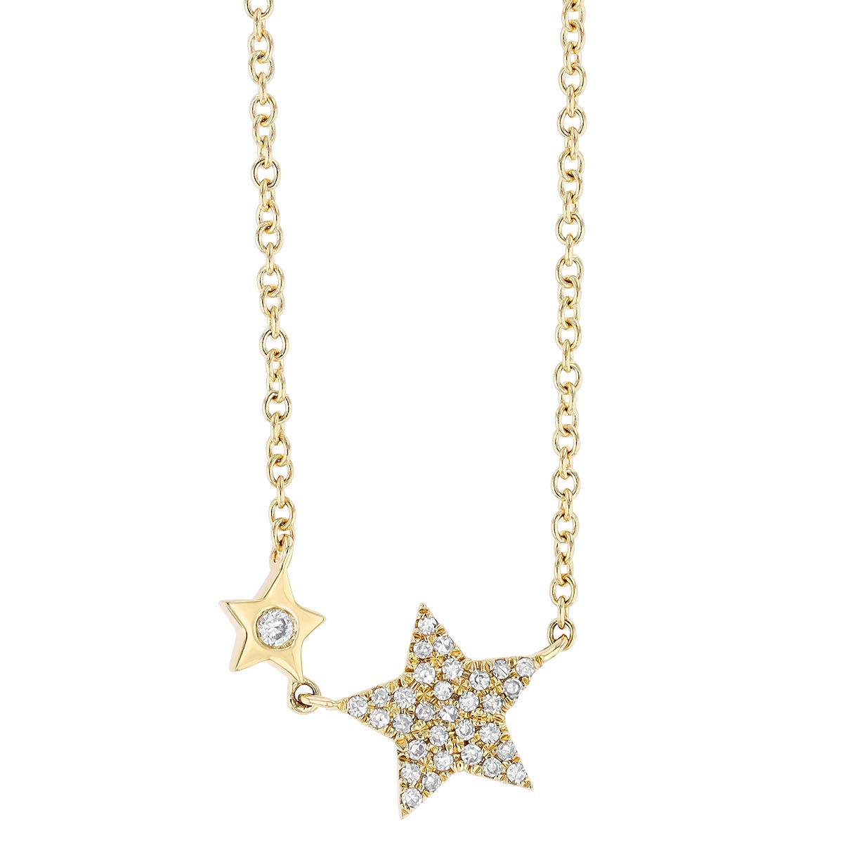 Simple Diamond Star Necklace