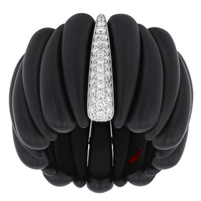 Roberto Demeglio Artiglio Diamond Pavé Claw Pattern Stretch Ring in ...