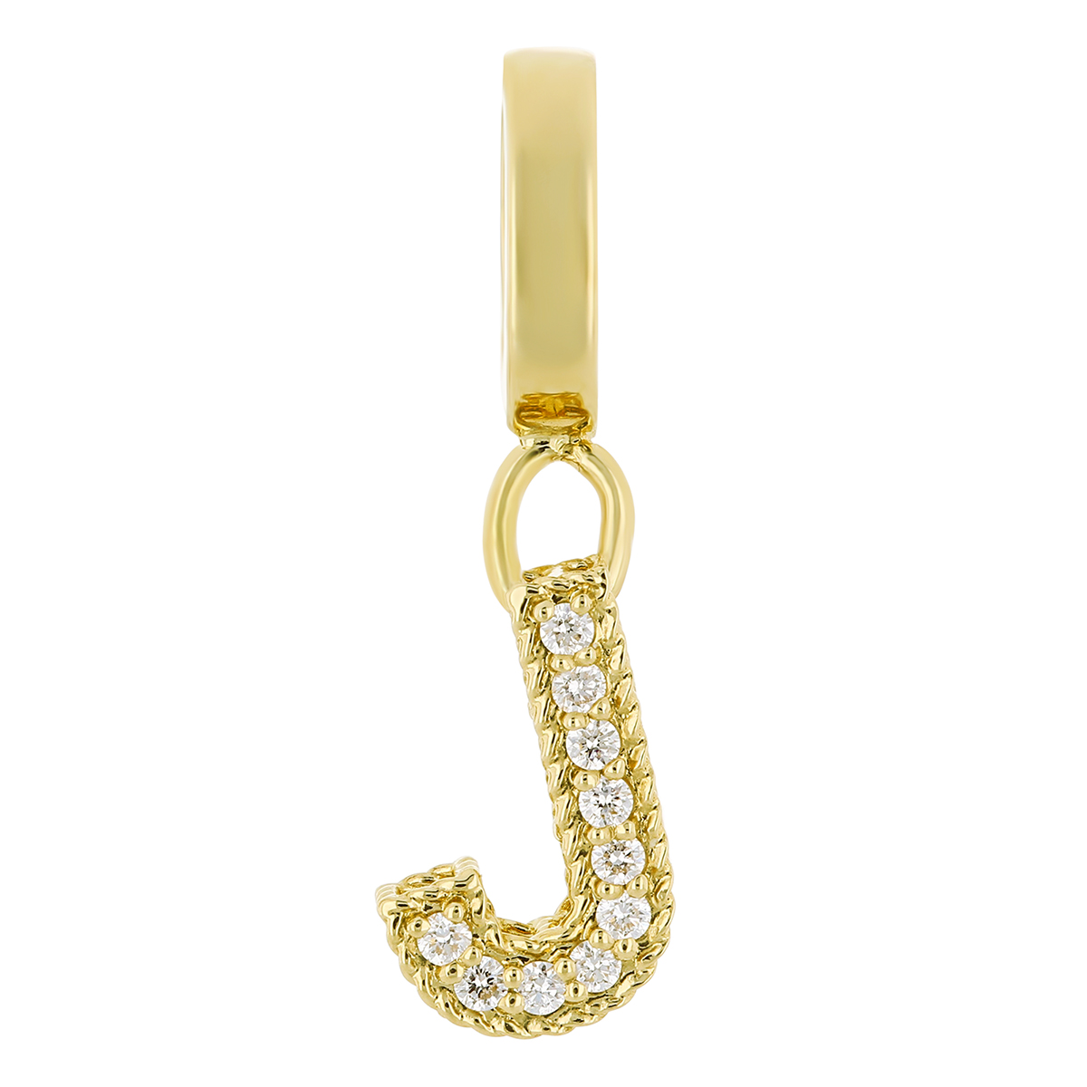 Roberto Coin Princess Initial "J" Necklace Charm | 7772077AYPDXJ ...
