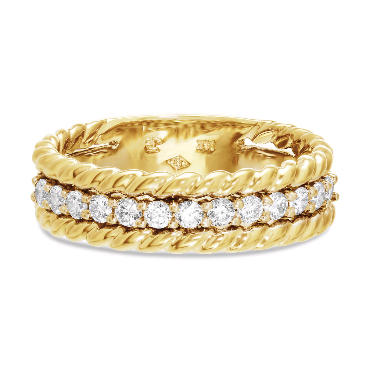 Rope Ring With Diamonds at Victor Adkins blog
