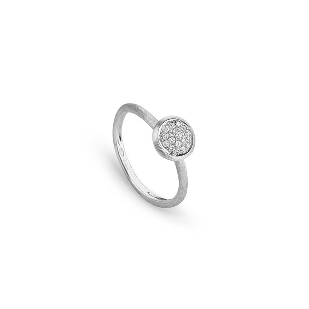 Marco Bicego Jaipur White Gold & Pave Diamond Stackable Ring | Borsheims