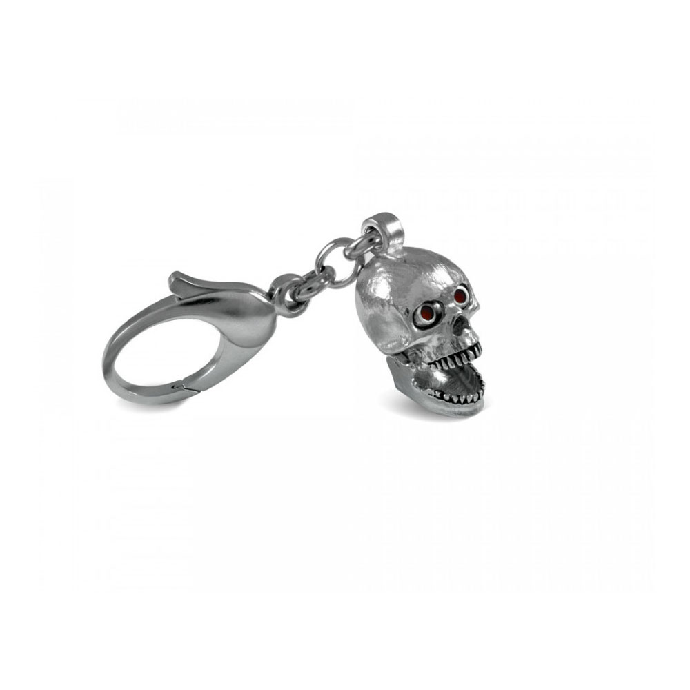 Deakin & Francis White Tone Skull Keychain | BMC01060001 | Borsheims