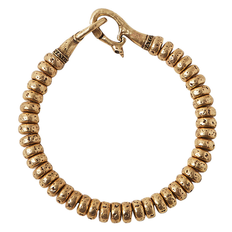 John Varvatos x GURHAN Simit Gold Tone Sterling Silver Large Beaded ...