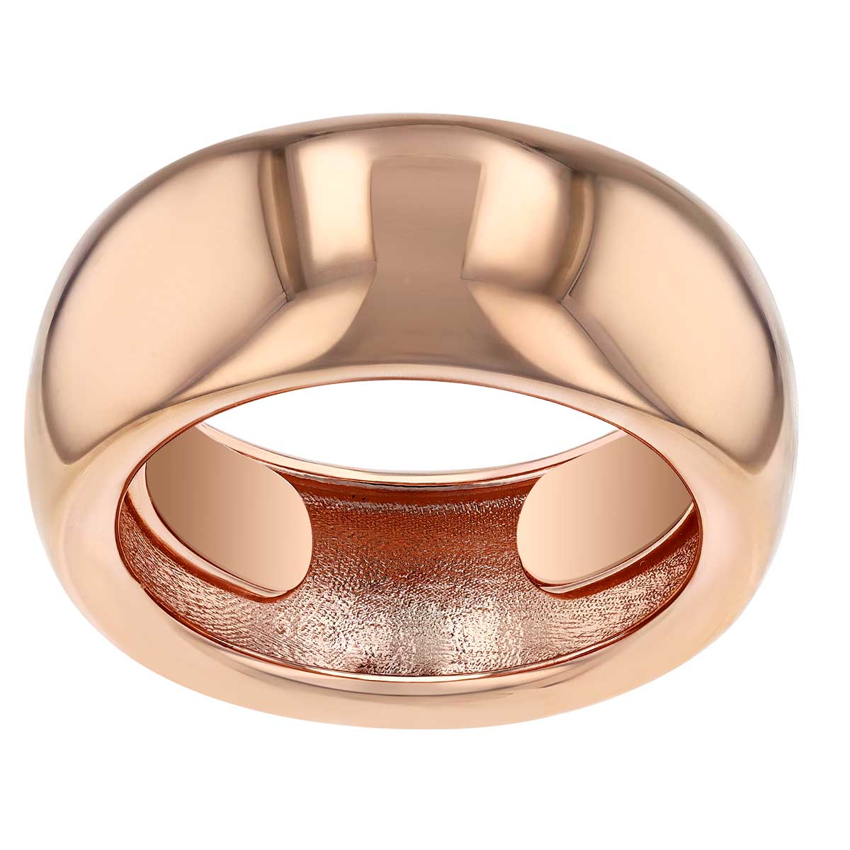 Pesavento Elegance Rose Tone Wide High Polish Rounded Ring | WELGA004M ...