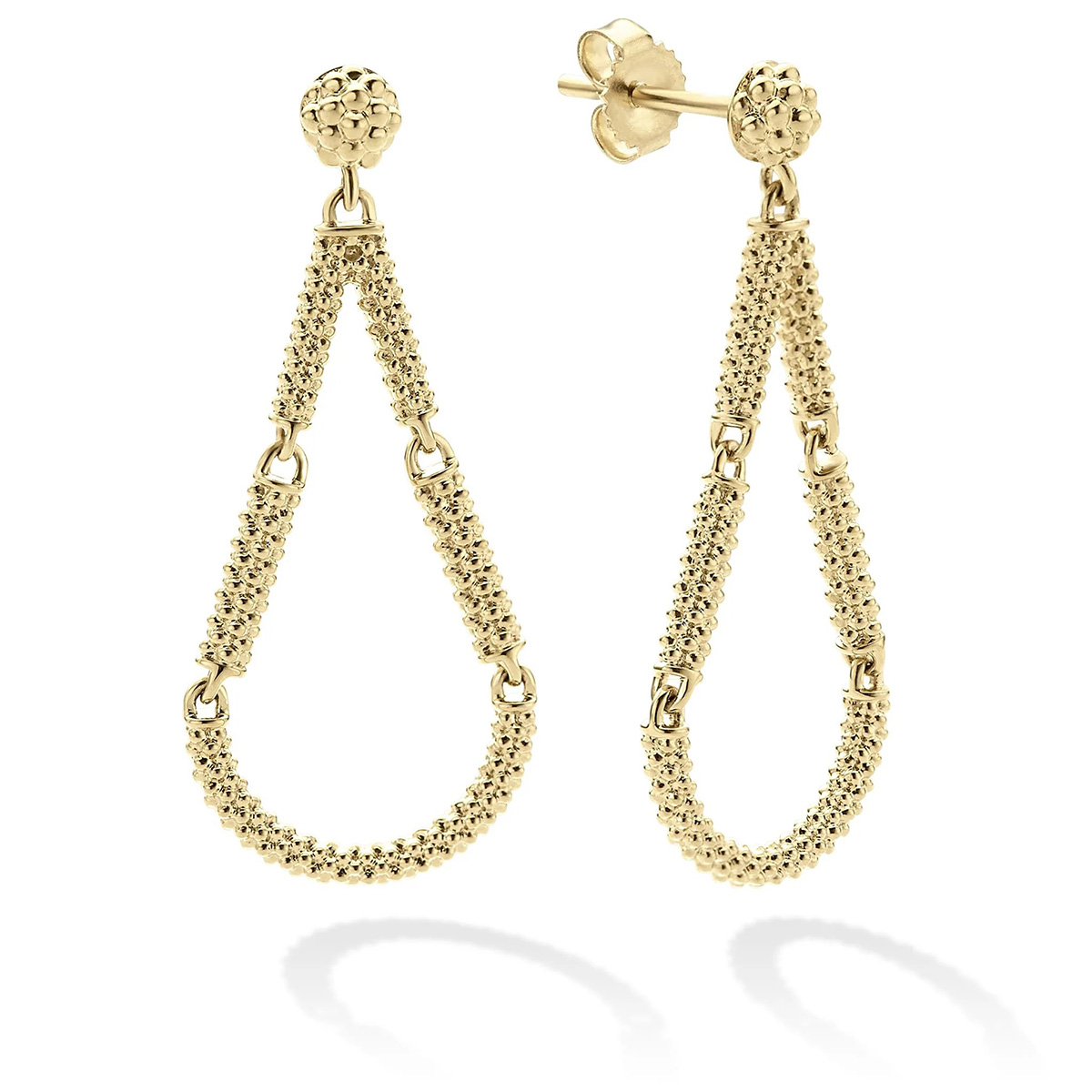 LAGOS Signature Caviar Petite Superfine Caviar Tear Drop Earrings, 33 ...