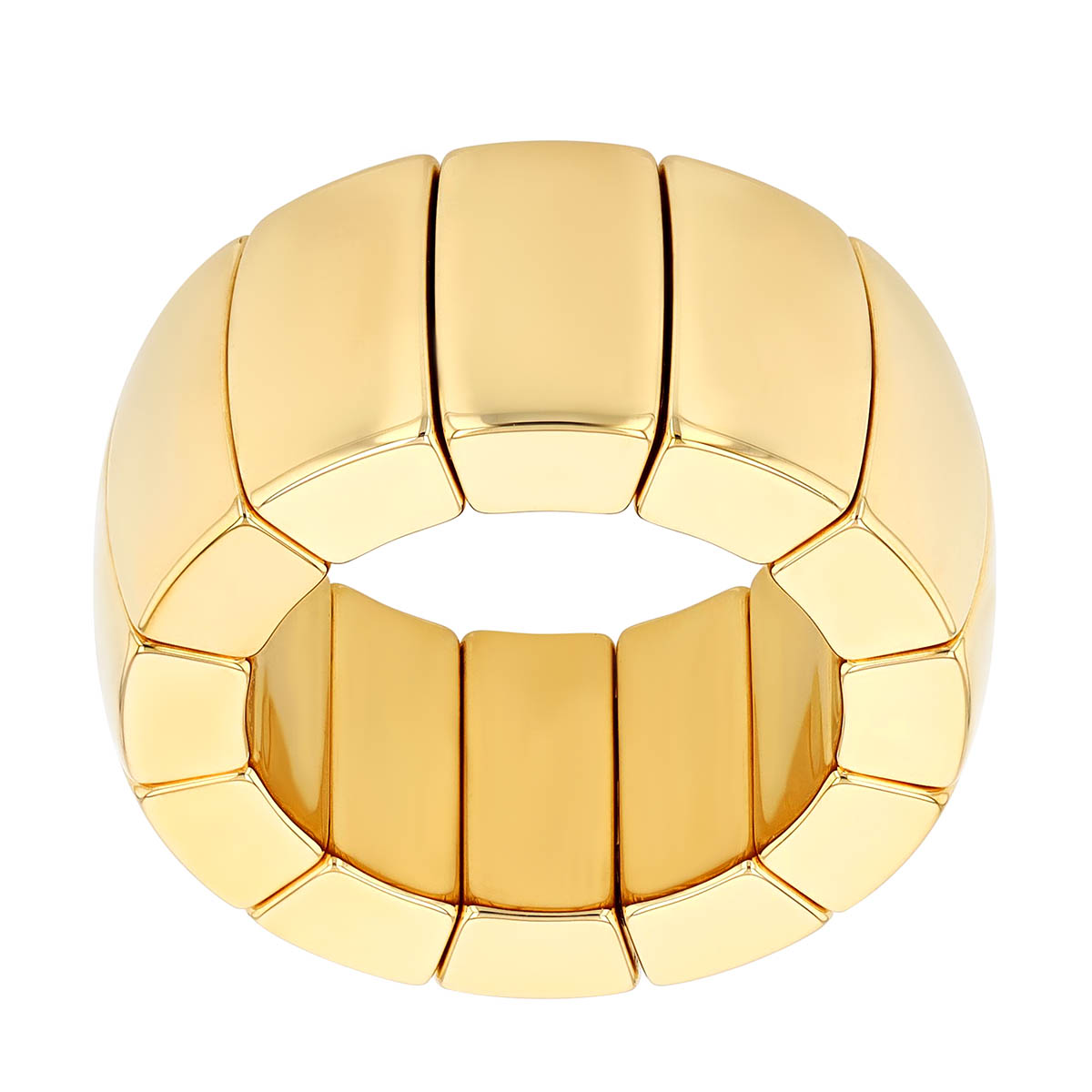 Demeglio Yellow Tone Ceramic Stretch Ring | AU97G | Borsheims