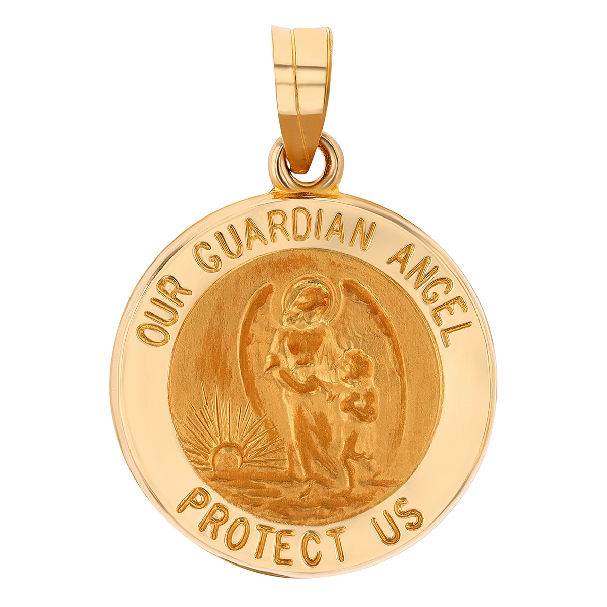 Yellow Gold Guardian Angel Charm | Borsheims