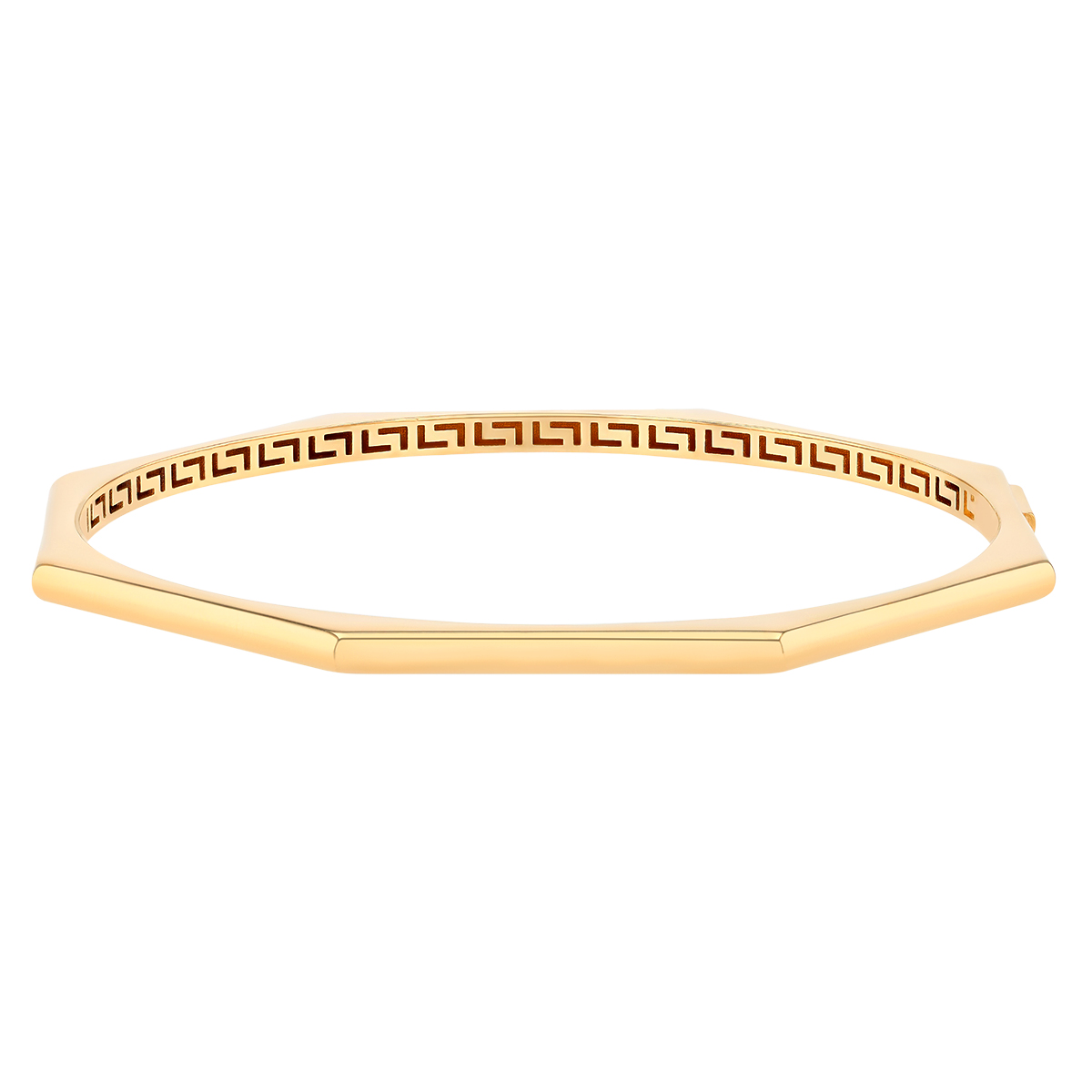 Yellow Gold Octagon Bangle Bracelet | Borsheims