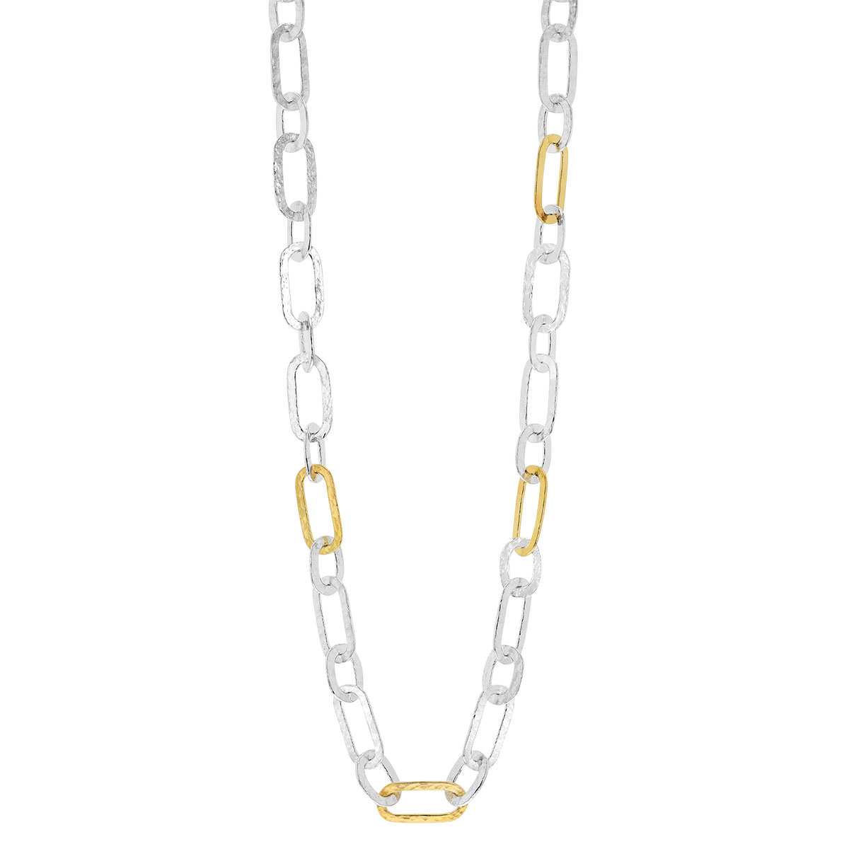 Gurhan Mango Sterling Silver & Yellow Tone Link Chain Necklace, 18 ...