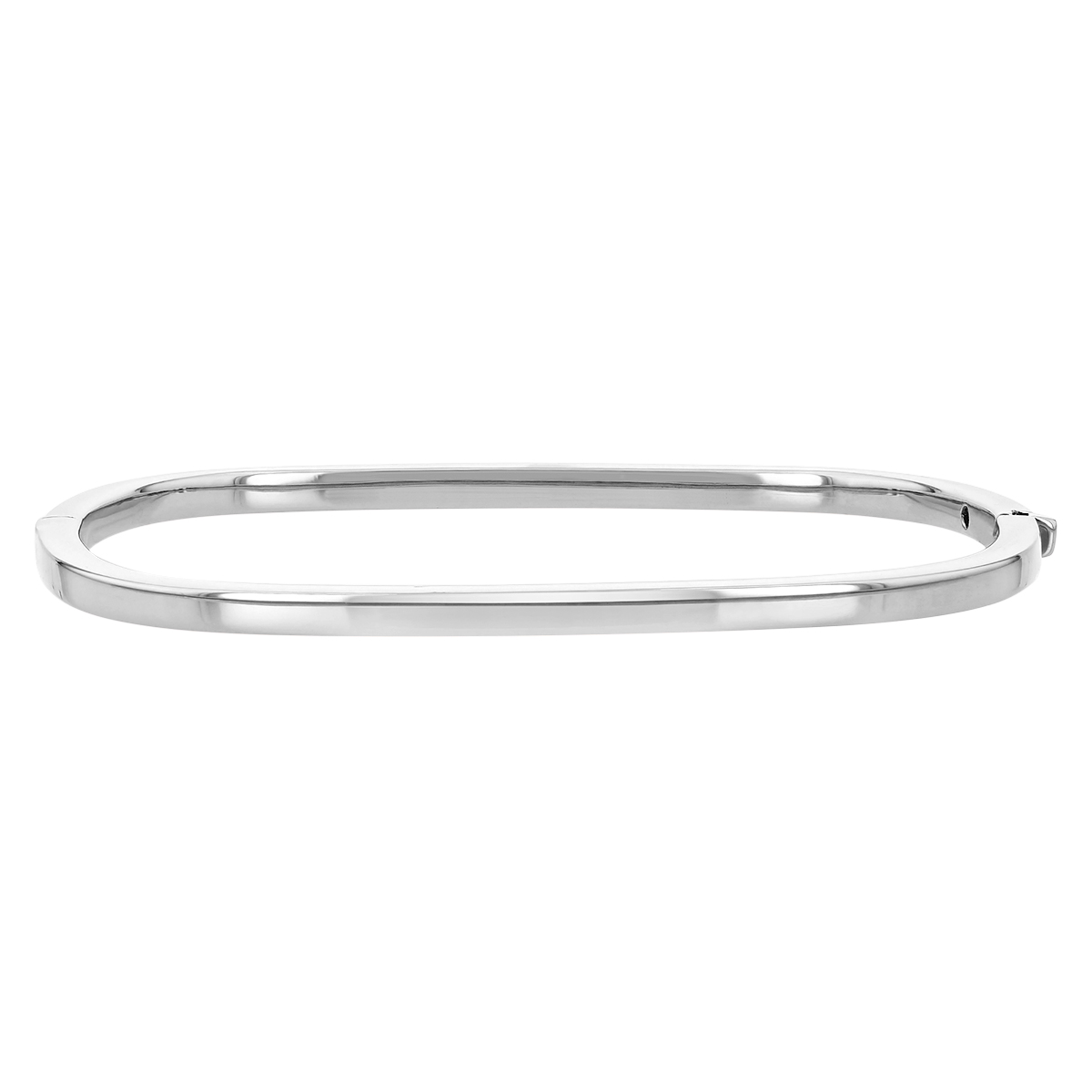 Roberto Coin Oro Classic White Gold Soft Square Bangle Bracelet ...