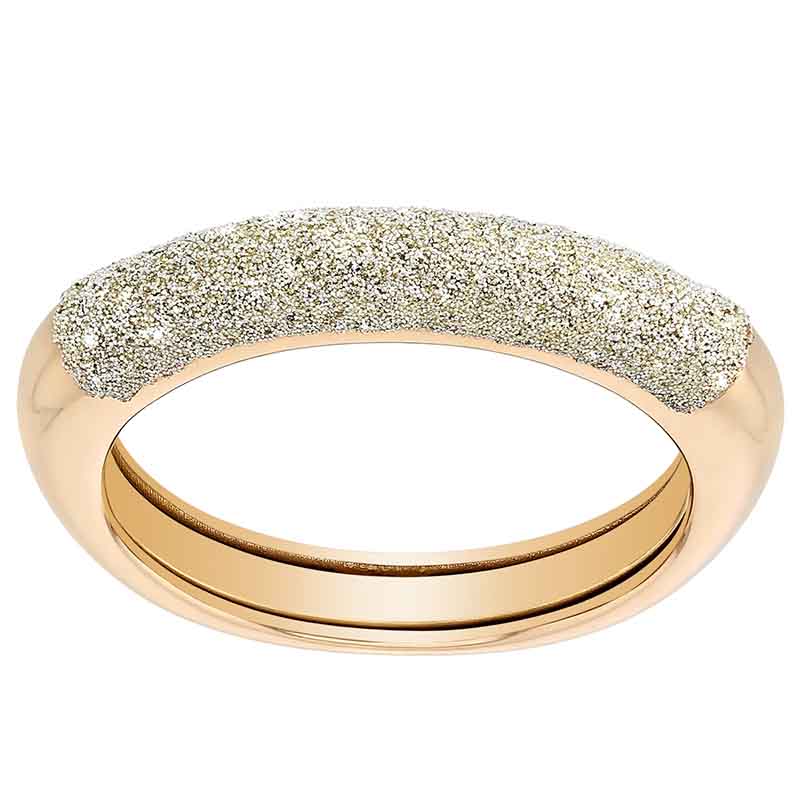 Pesavento Thin Diamanti Ring in 18K Rose Gold with Champagne Diamond ...