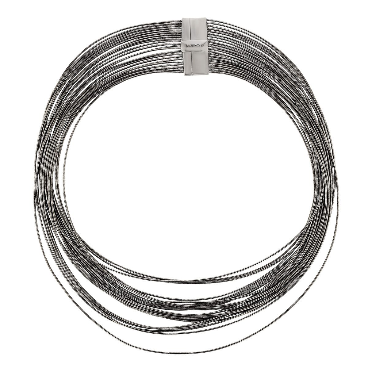 Pesavento DNA Spring Ruthenium & Sterling Silver Multi-Strand Necklace ...