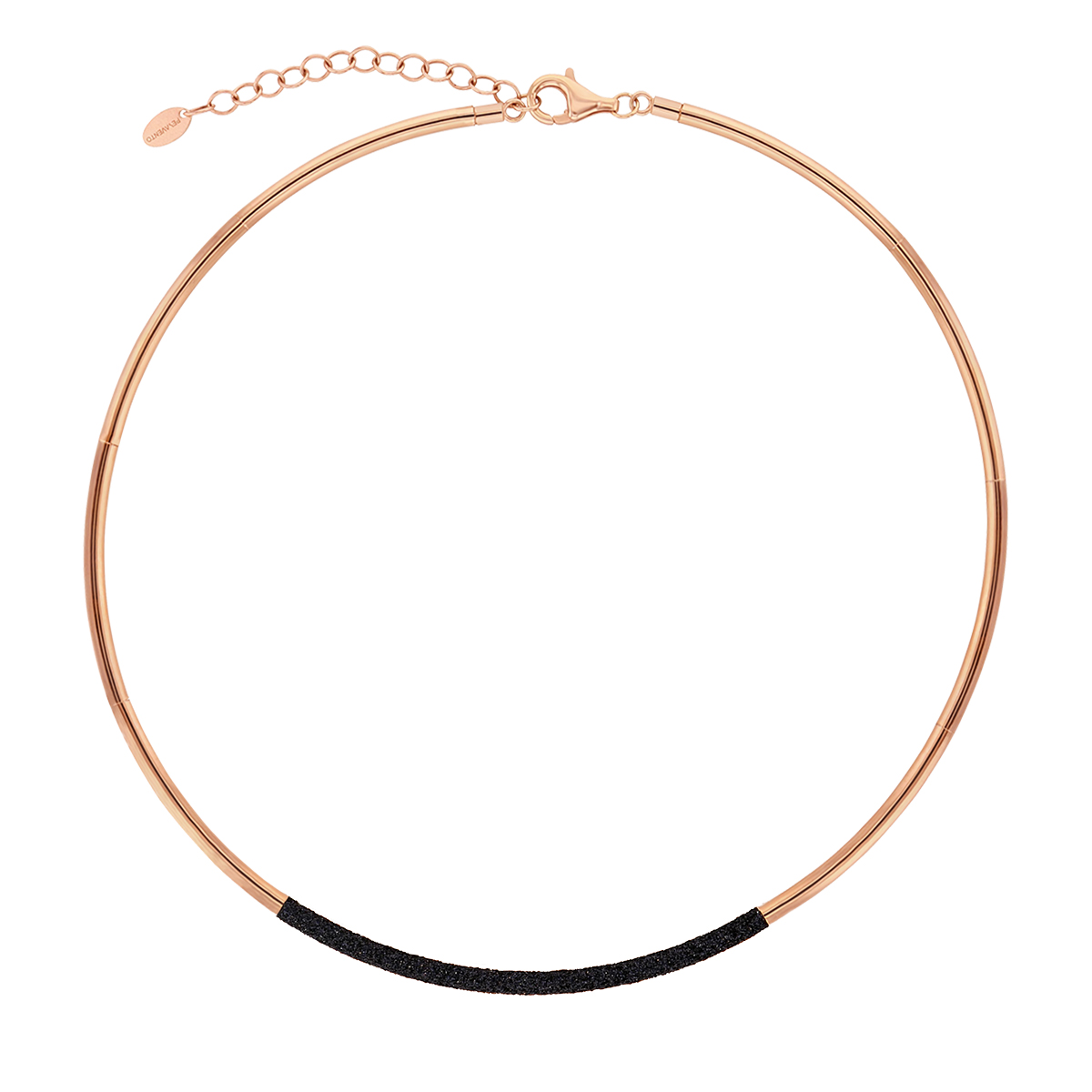 Pesavento Polvere Di Sogni Rose Gold Vermeil & Black Polvere Necklace ...