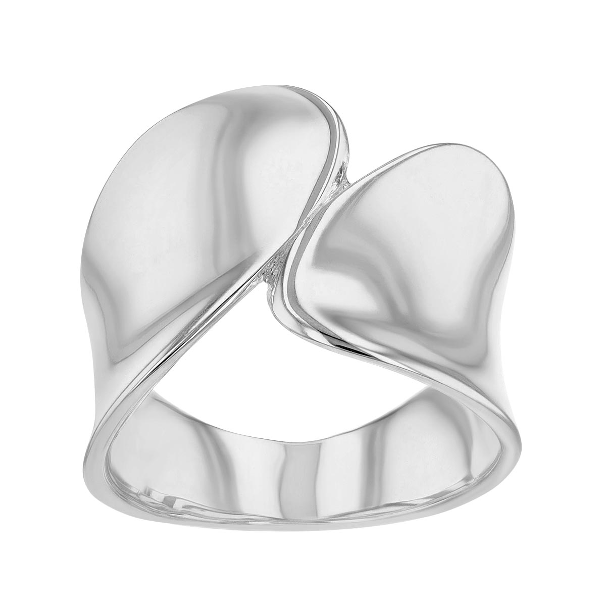 Sterling Silver Abstract Double Wave Ring | Borsheims