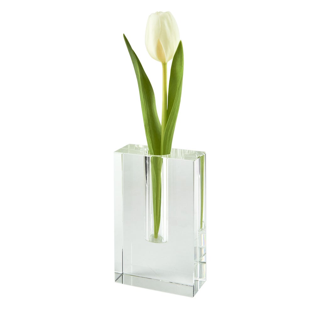 TIZO Crystal Rectangle Short Vase | XY103VAS | Borsheims