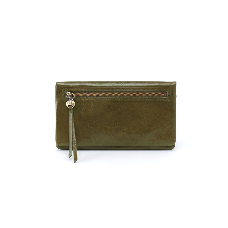 Hobo Lumen Continental Wallet, Vintage Moss | VI-32402MOSS | Borsheims