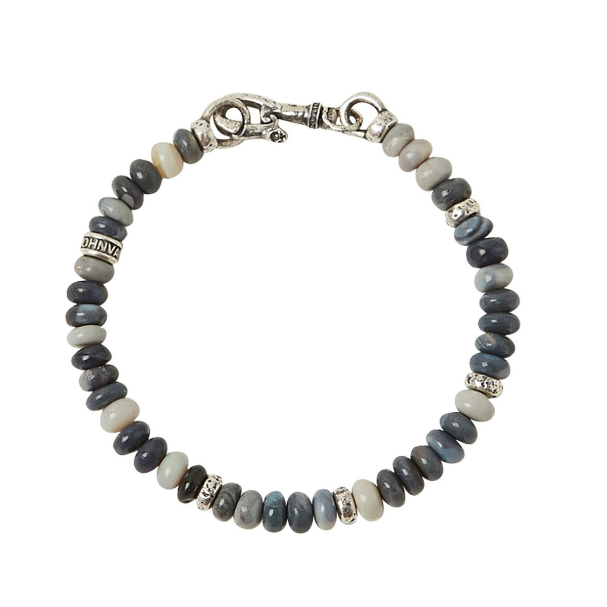 John Varvatos Simit Large Beaded Single Strand Opal Bracelet | JVSS-B ...