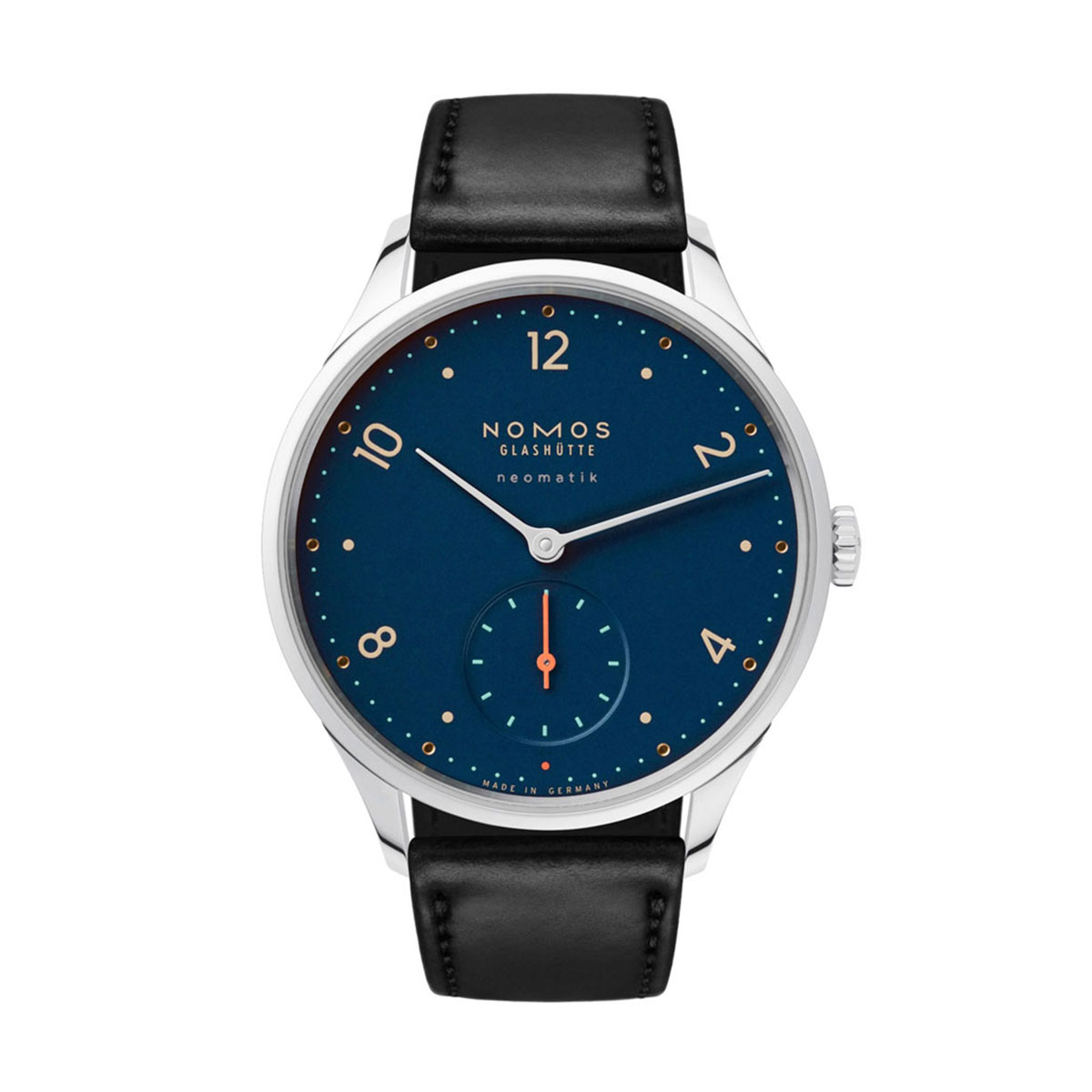 Nomos Glashutte Minimatik 36mm Watch, Deep Blue Dial | 1205 | Borsheims