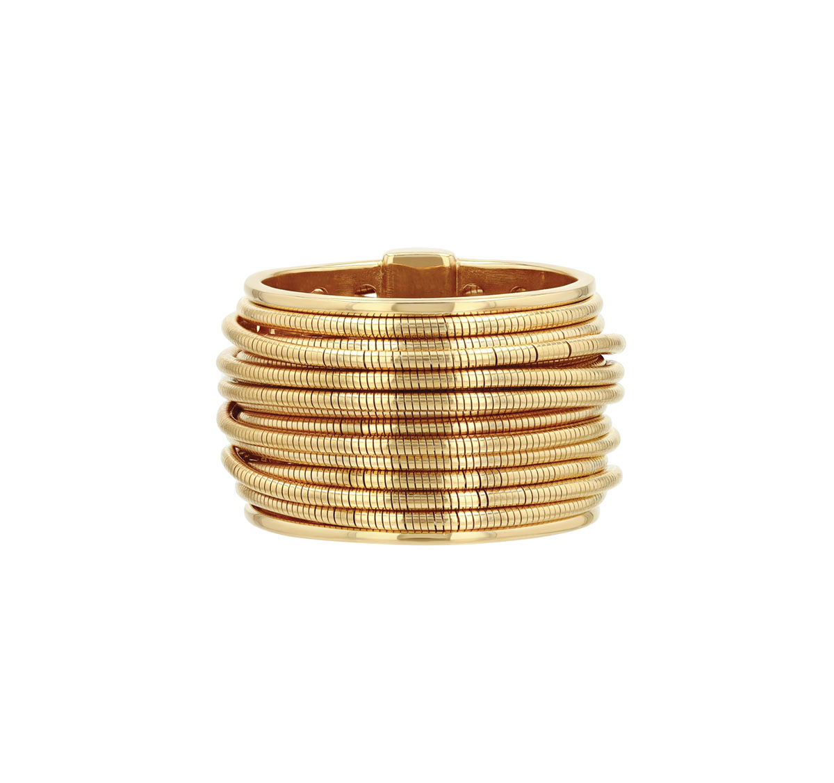 Pesavento DNA Spring Yellow Gold Vermeil Wide Band Ring | WDNAA352M ...