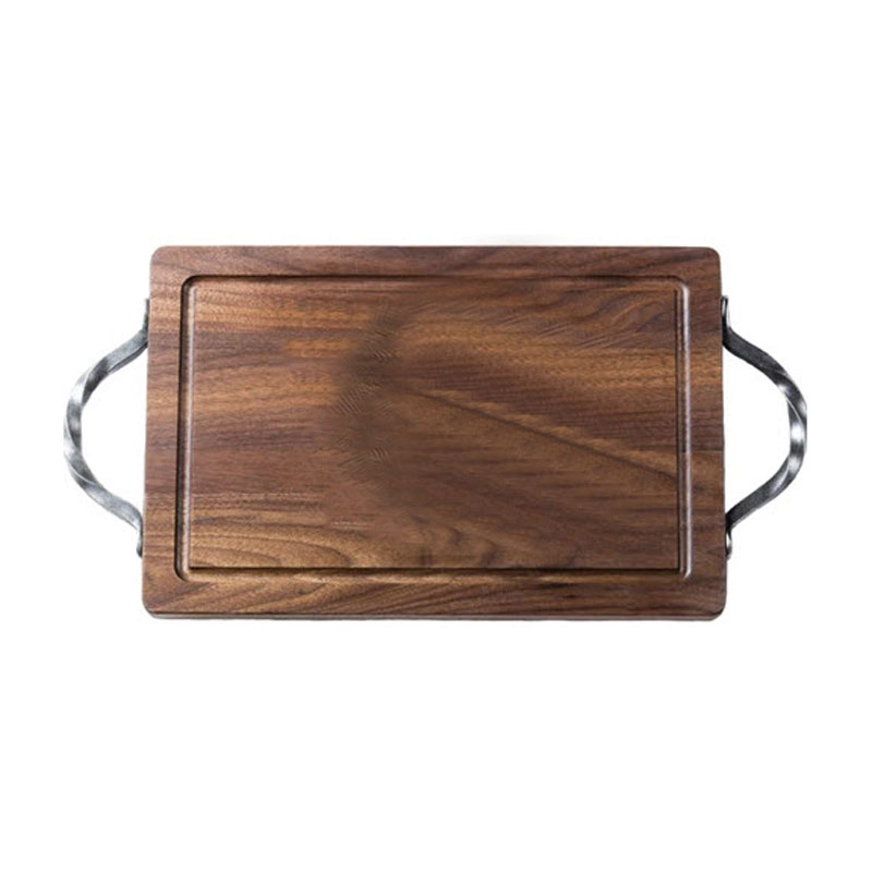 Mapleleaf At Home Black Walnut Rectangular Handled Board, 20x14 ...