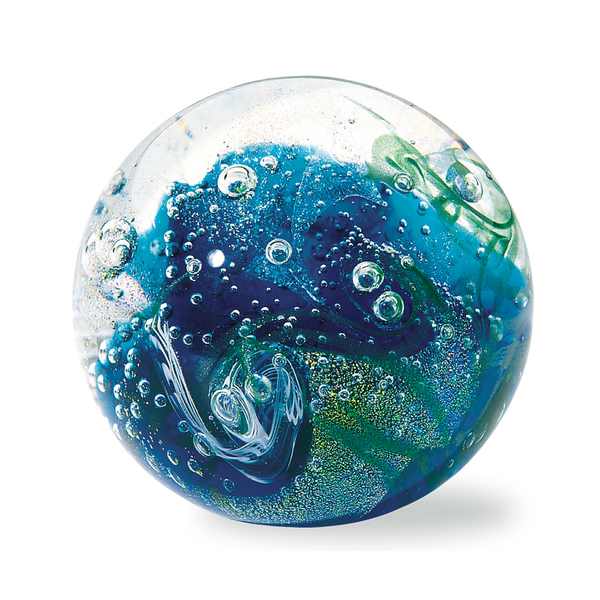 Glass Eye Studio Tropical Storm Environmental Series Paperweight ...