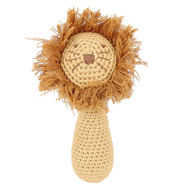 Albetta Crochet Lion Rattle Toy | CRT0390036 | Borsheims