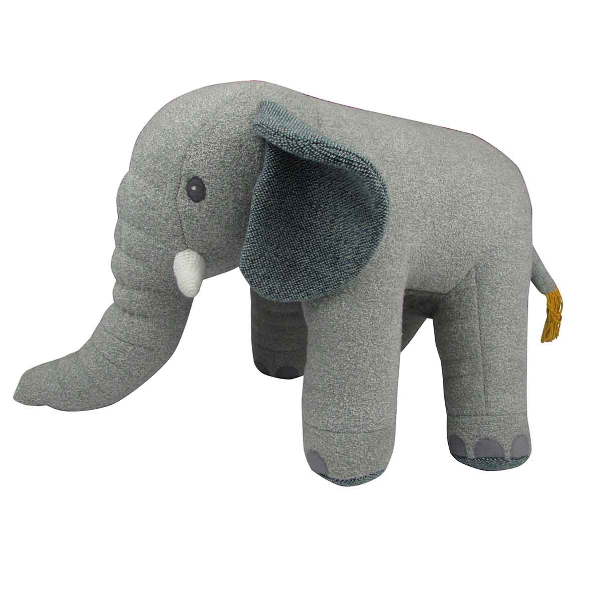 Albetta Large Grey Knit Eli Toy | Borsheims