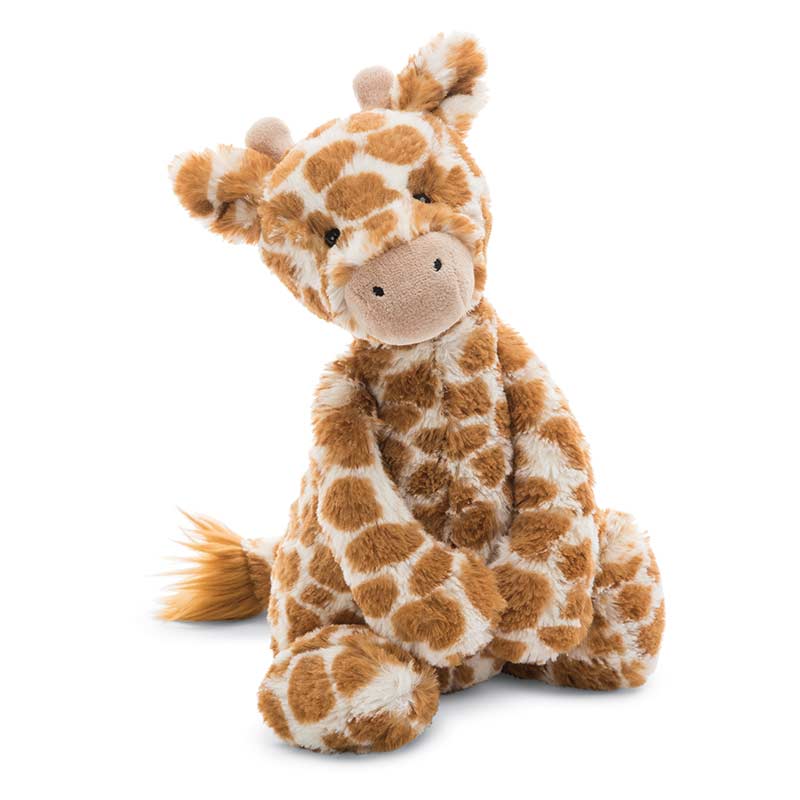 Jellycat Medium Bashful Giraffe | BAS3GN | Borsheims Jellycat Medium Bashful Giraffe | BAS3GN | Borsheims