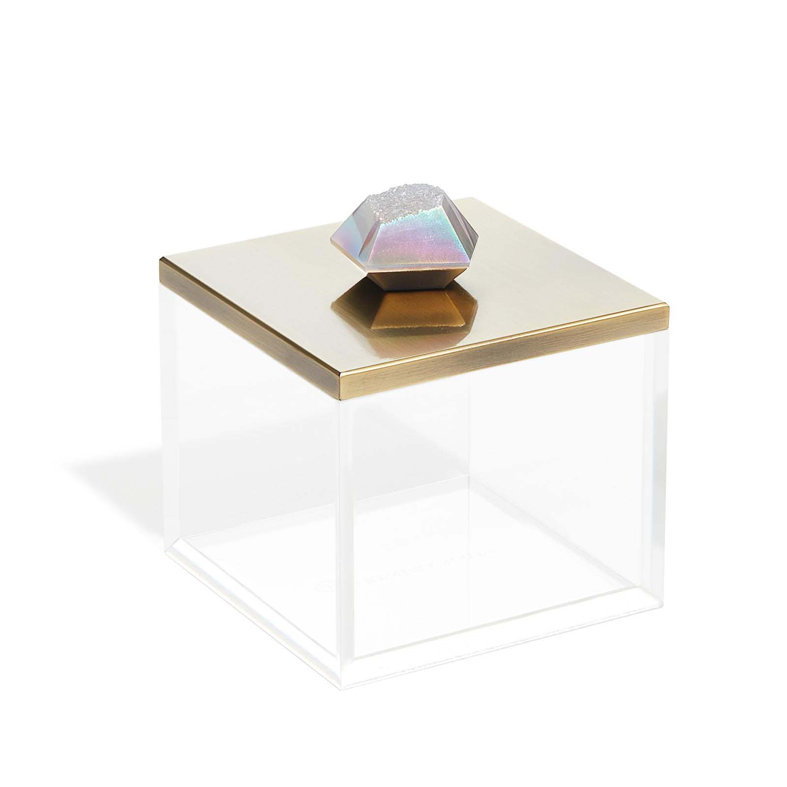 Kendra Scott Square Acrylic Box In Iridescent Drusy | 4217715627 ...