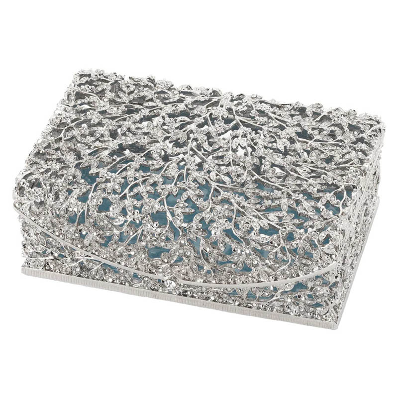Olivia Riegel Isadora Box, Silver | CB2105 | Borsheims