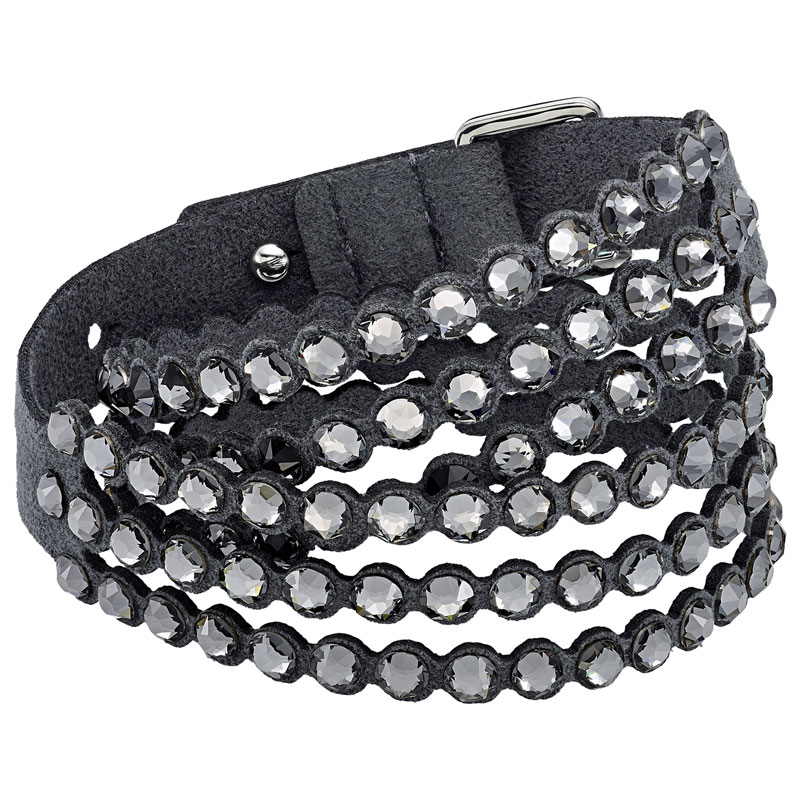 Swarovski Power Collection Bracelet, Dark Grey | 5512509 | Borsheims