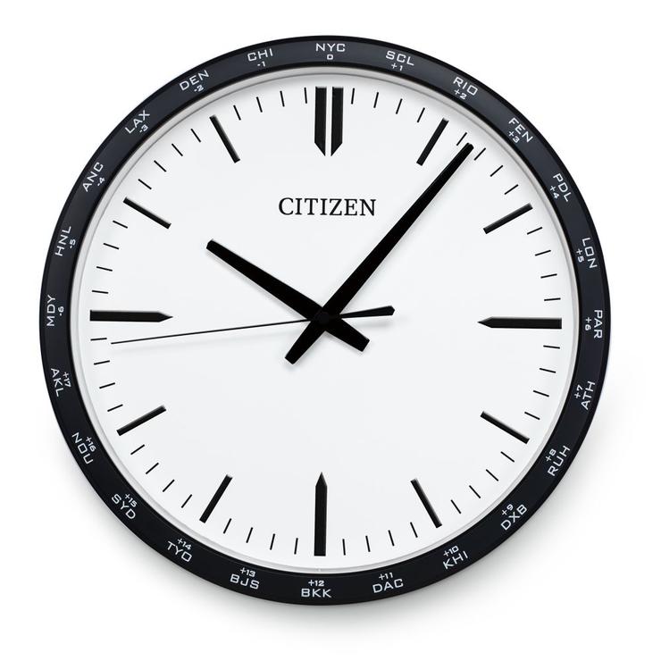 Citizen Clock Gallery Circular Wall Clock, White | CC2006 | Borsheims