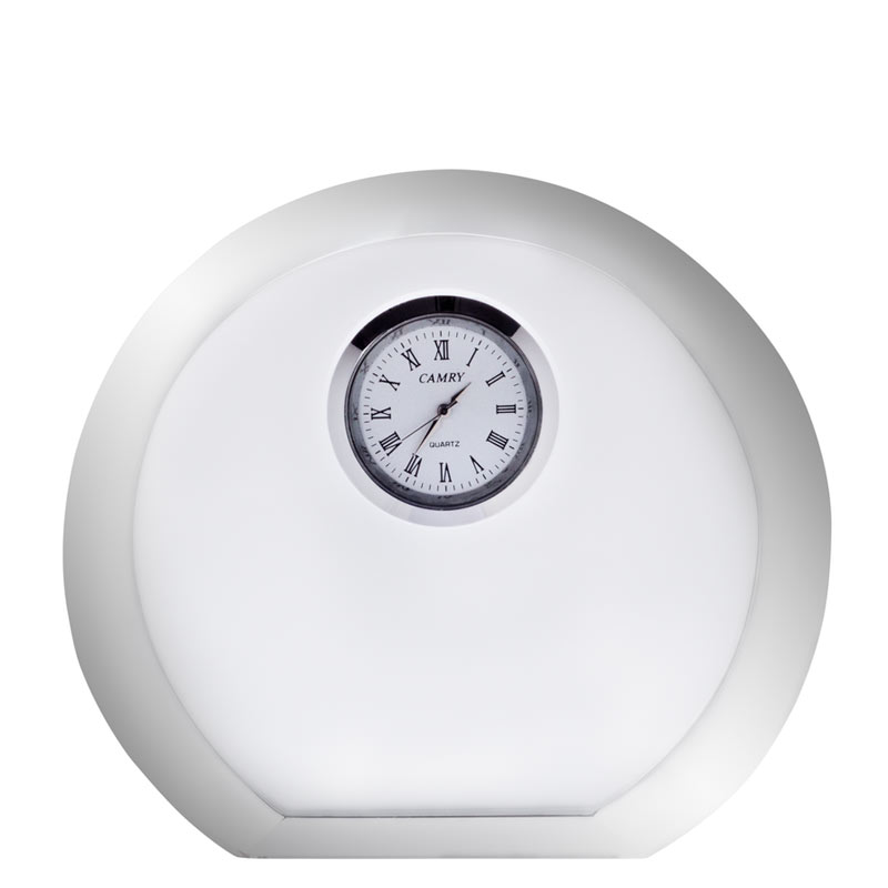 Orrefors Vision Clocks Round Desk Clock | 6891402 | Borsheims