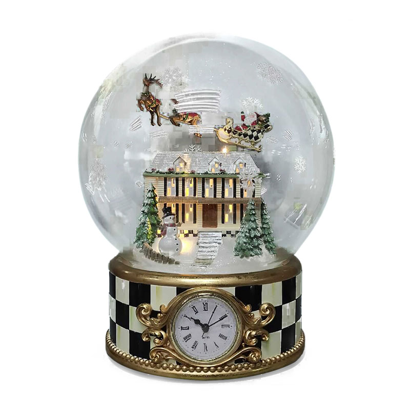 MacKenzie-Childs Christmas Magic Globe Clock | 35509-0351 | Borsheims