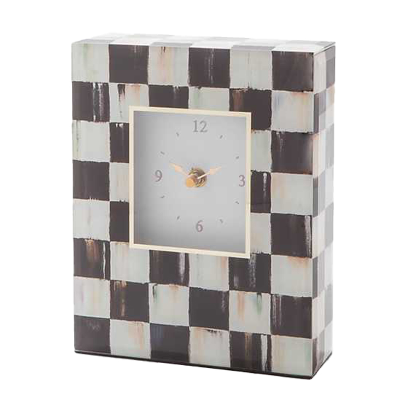 MacKenzie-Childs Courtly Check Carriage Clock | 45109-004 | Borsheims