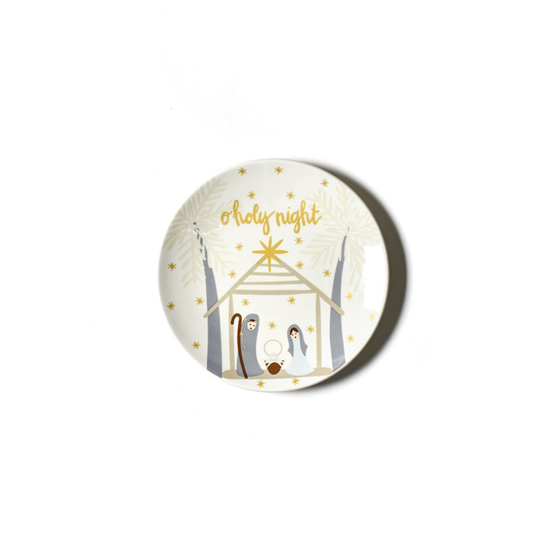 Coton Colors Neutral Nativity Salad Plate | NNAT-8SPL | Borsheims