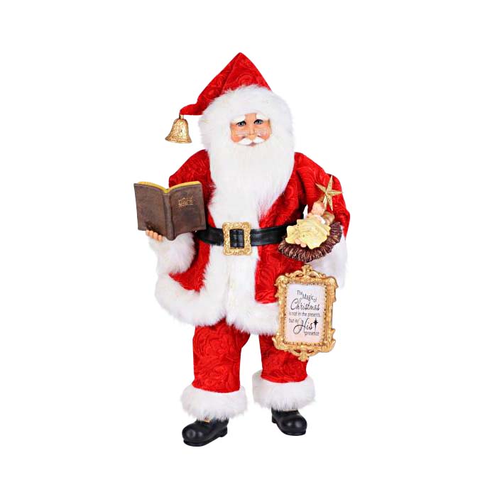 Karen Didion Baby Jesus Santa Figure | CC18-42 | Borsheims